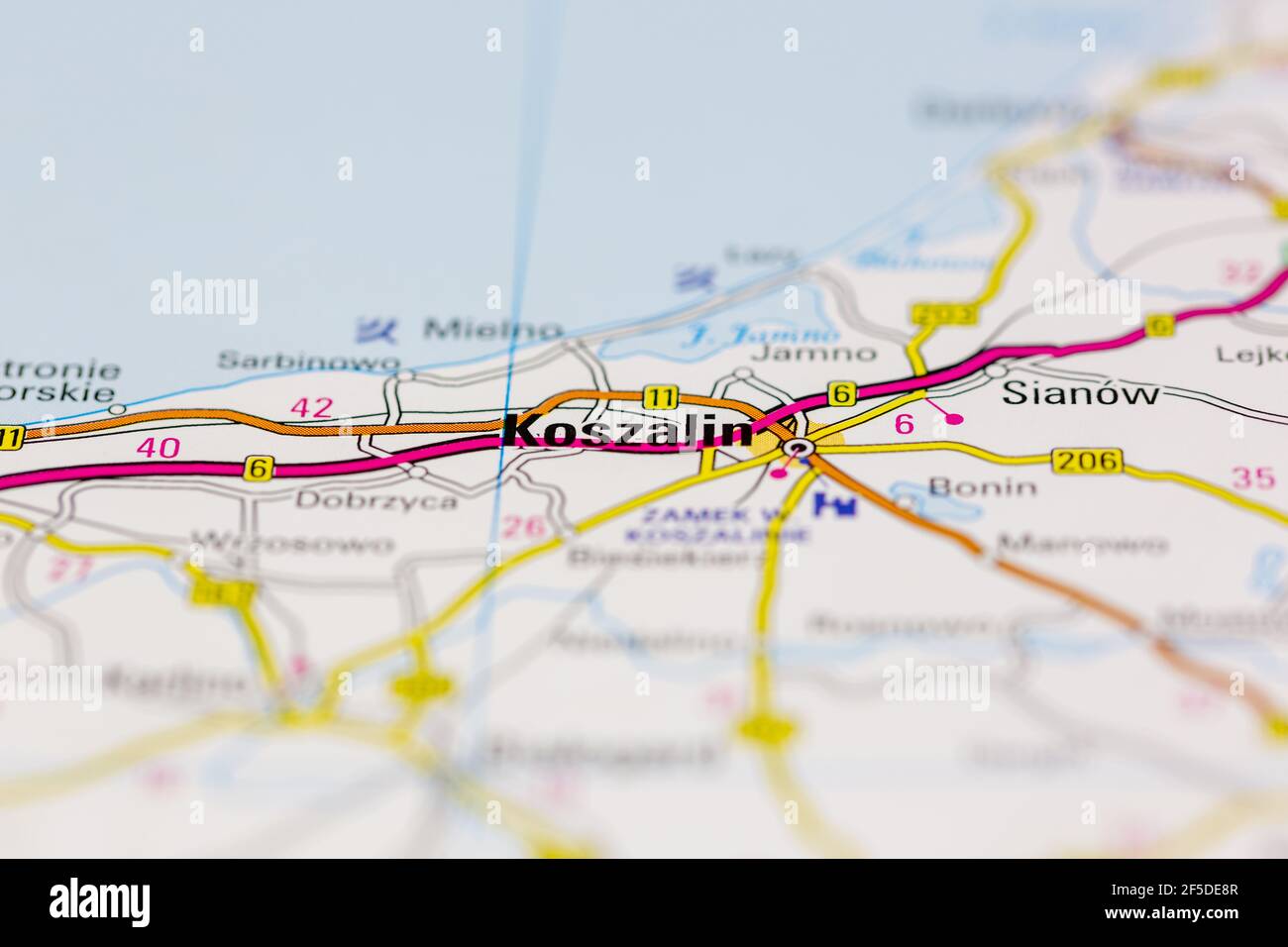 Map of koszalin hi-res stock photography and images - Alamy