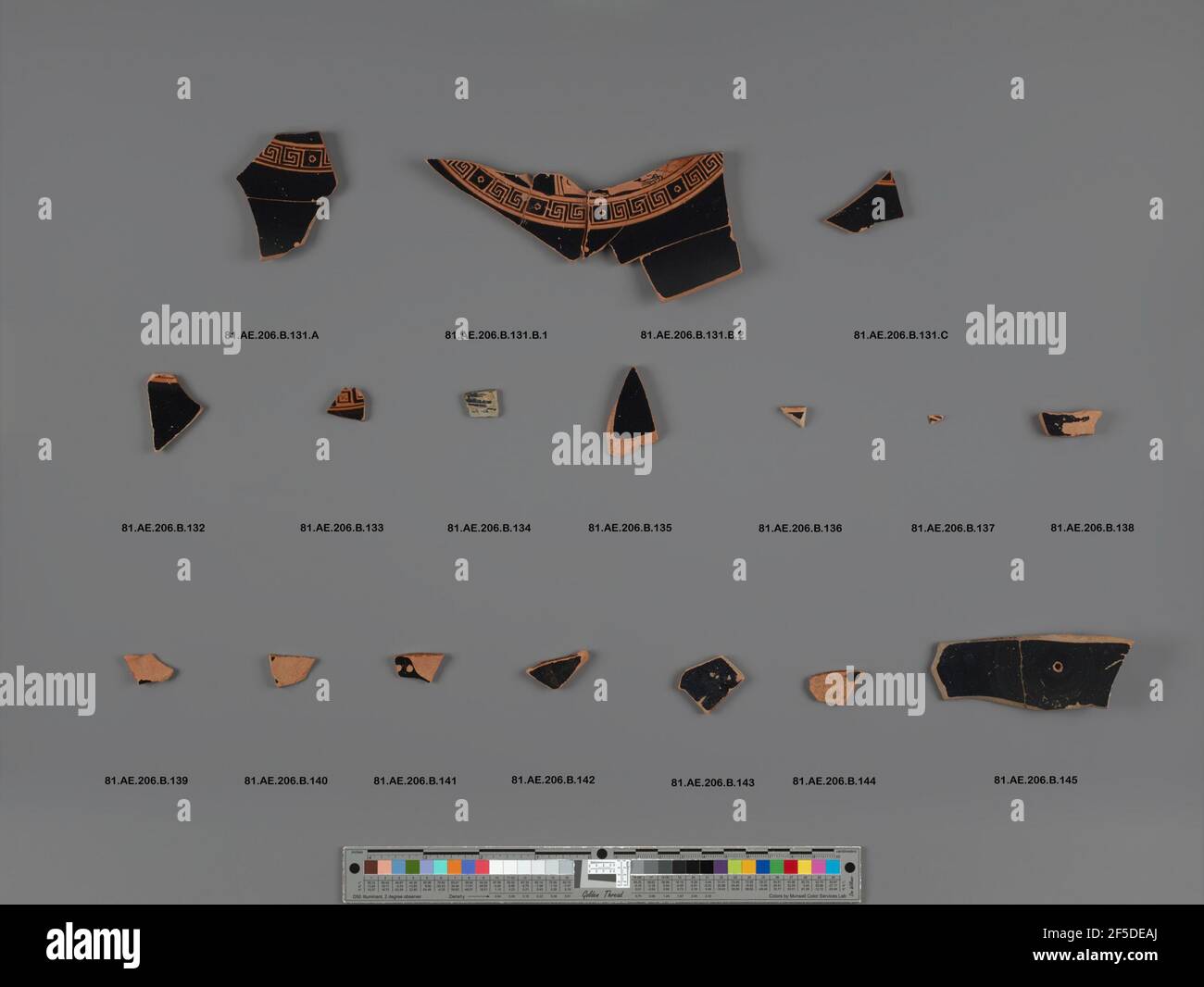 Attic Red-Figure Kylix Fragment (comprised of 2 joined fragments ...