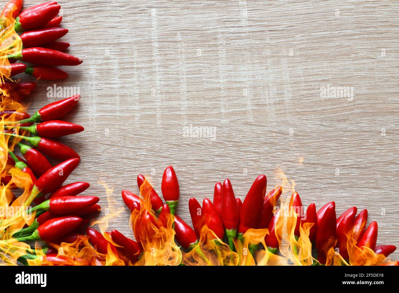 Hot chili pepper flames hi-res stock photography and images - Alamy