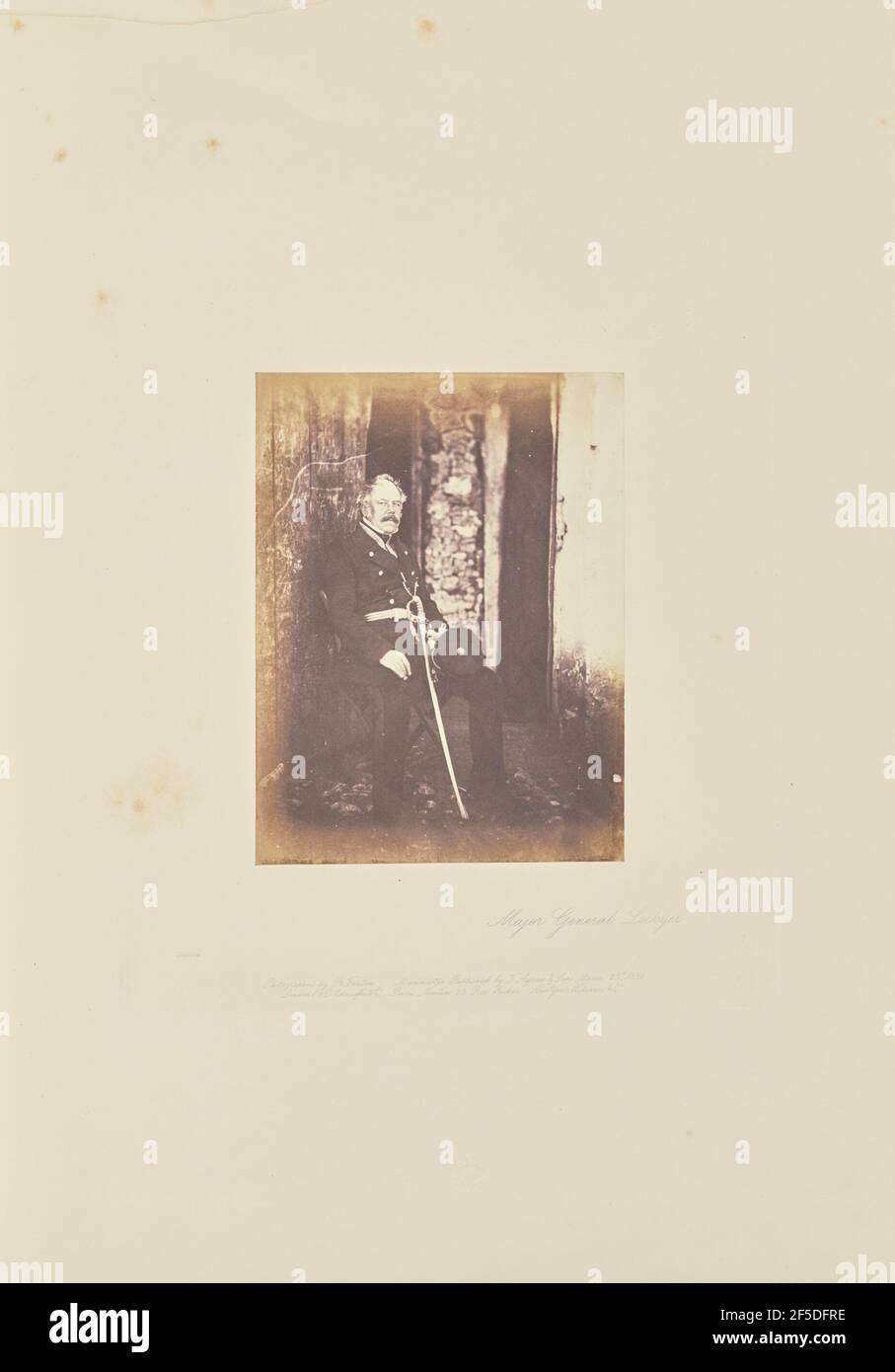 Major General Lockyer. Roger Fenton (English, 1819 - 1869 Stock Photo ...