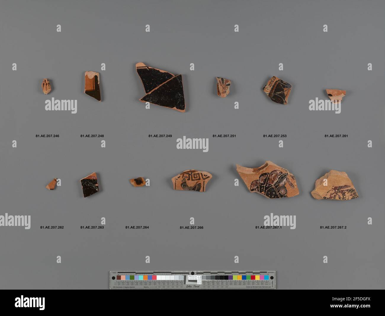 Attic Black-Figure Vase Fragment. Unknown Stock Photo - Alamy