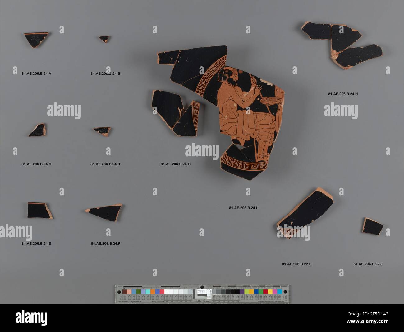 Attic Red-Figure Kylix Fragment. Makron (Greek (Attic), active about ...