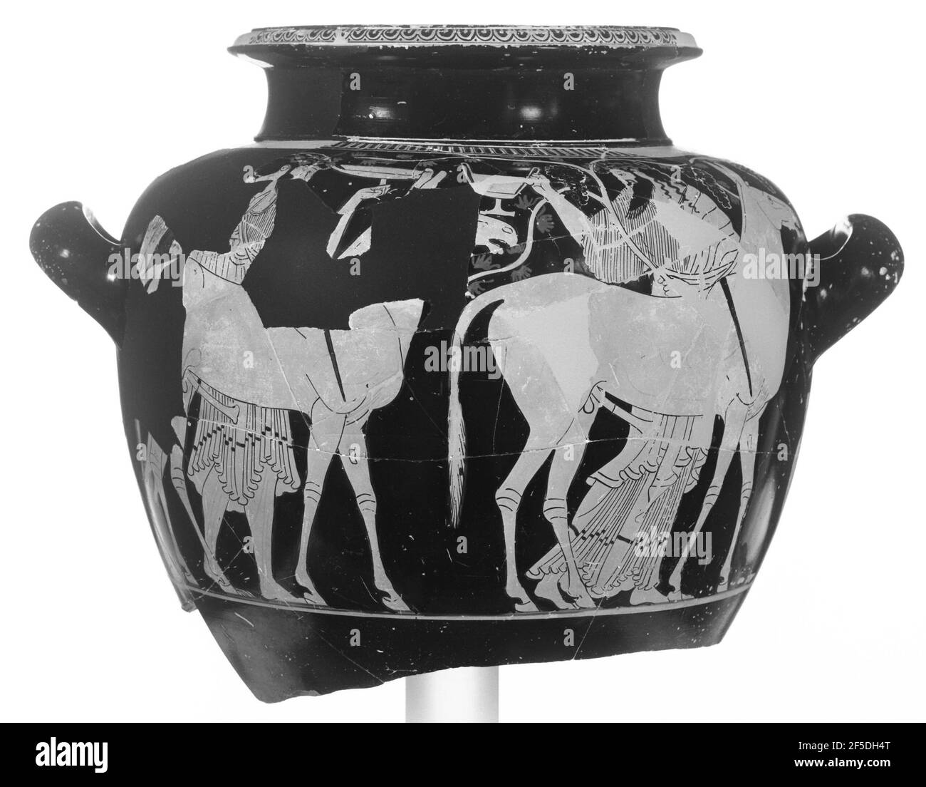 Attic Red-Figure Stamnos. Eucharides Painter (Greek (Attic), active ...