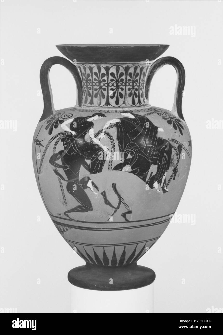 Attic Black-Figure Amphora. Attributed to Leagros Group (Greek (Attic ...