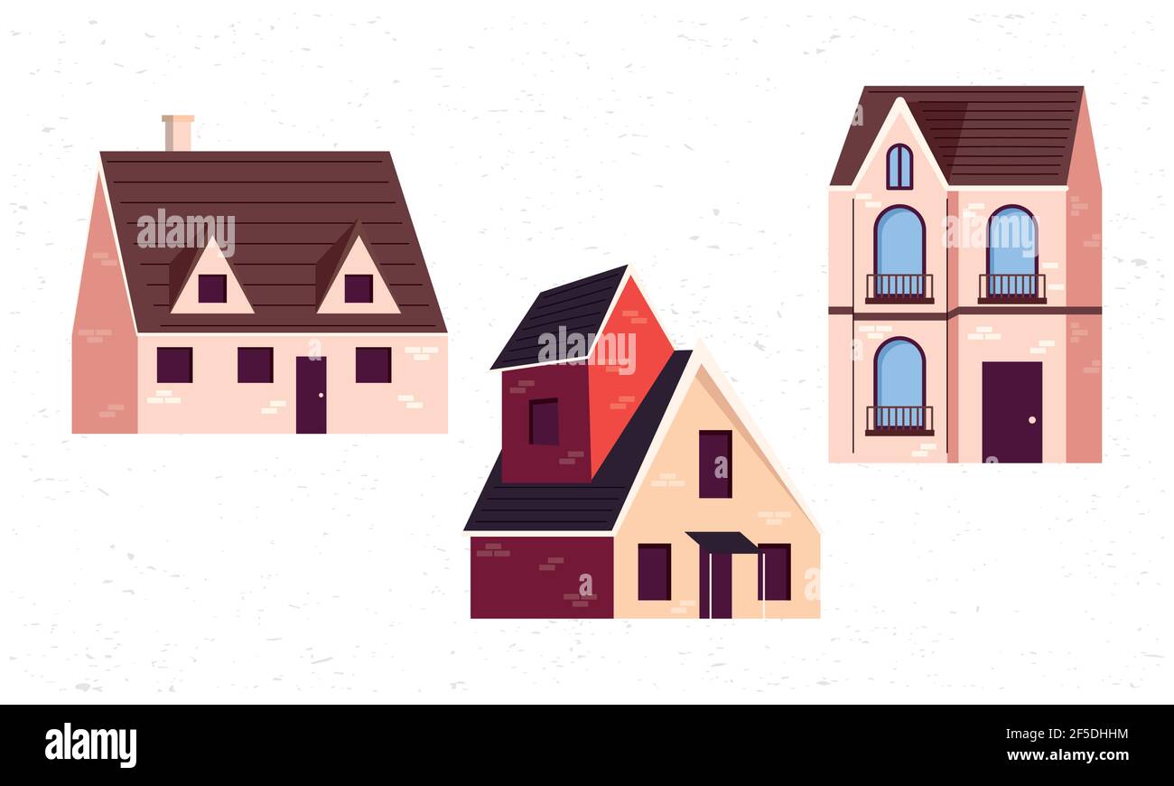 Buildings fronts Stock Vector Images - Alamy