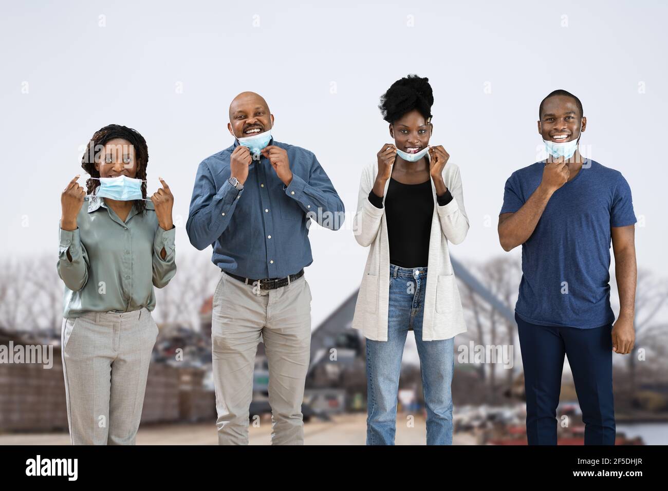 African american people having fun hi-res stock photography and images ...
