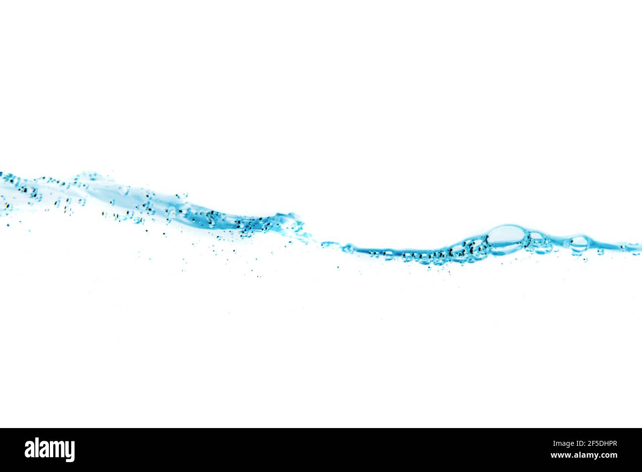 clear water wave isolated on white background Stock Photo - Alamy