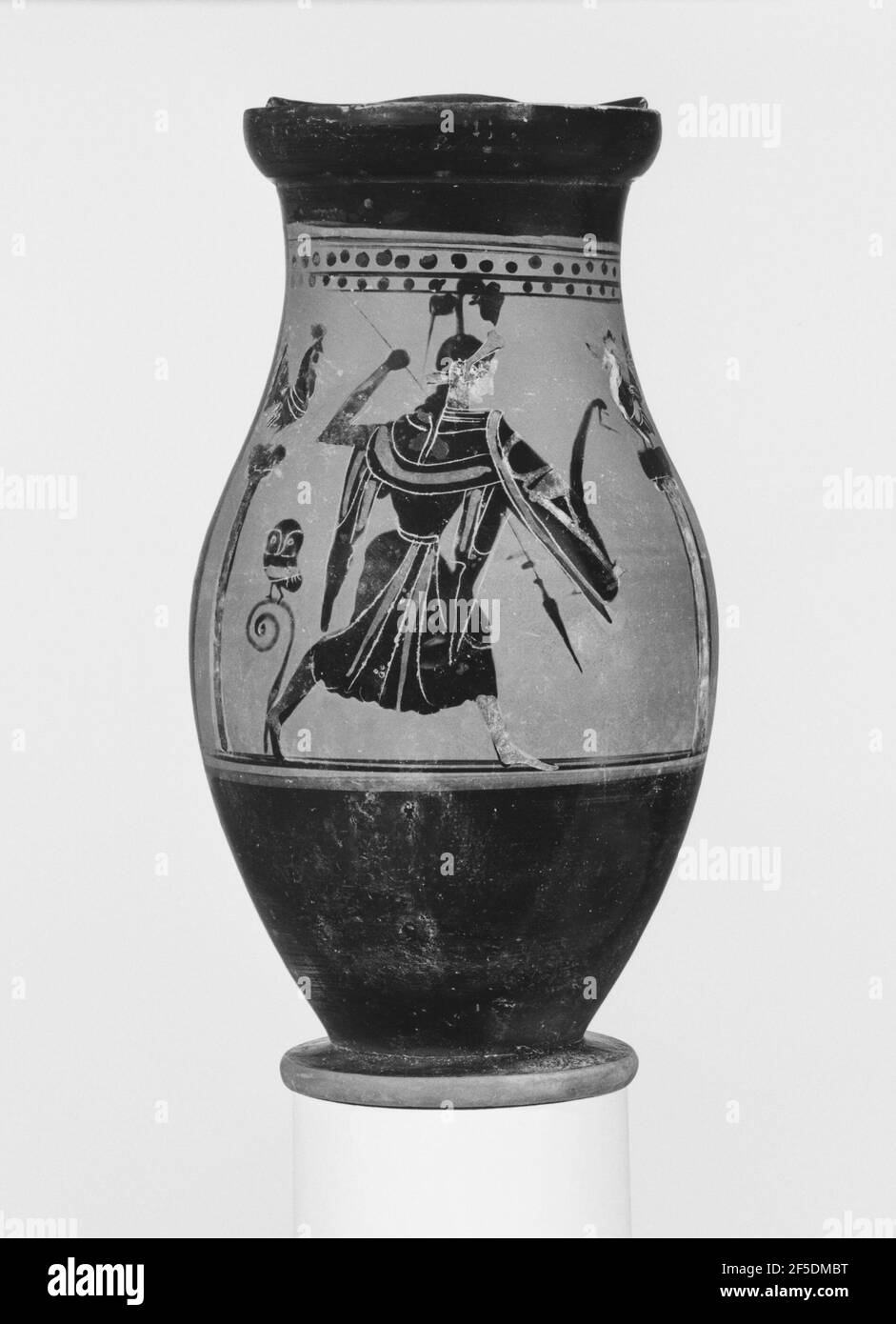 Attic Black-Figure Olpe. Attributed to the Dot-Ivy Group (Greek ...