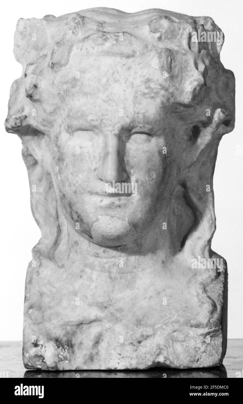 Small Marble Support in the Form of Dionysos Herm (part of a piece of ...