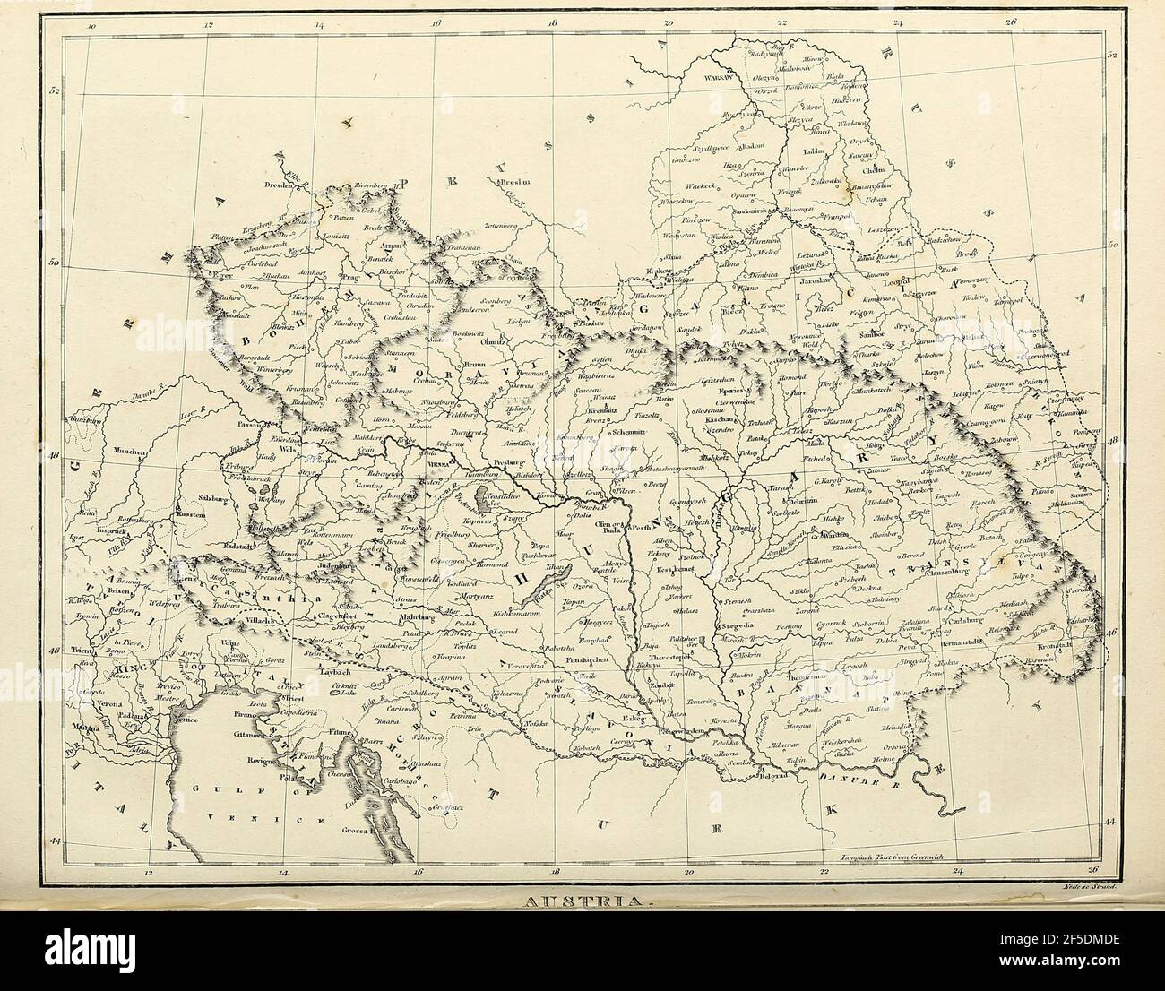 1810 europe map hi-res stock photography and images - Alamy