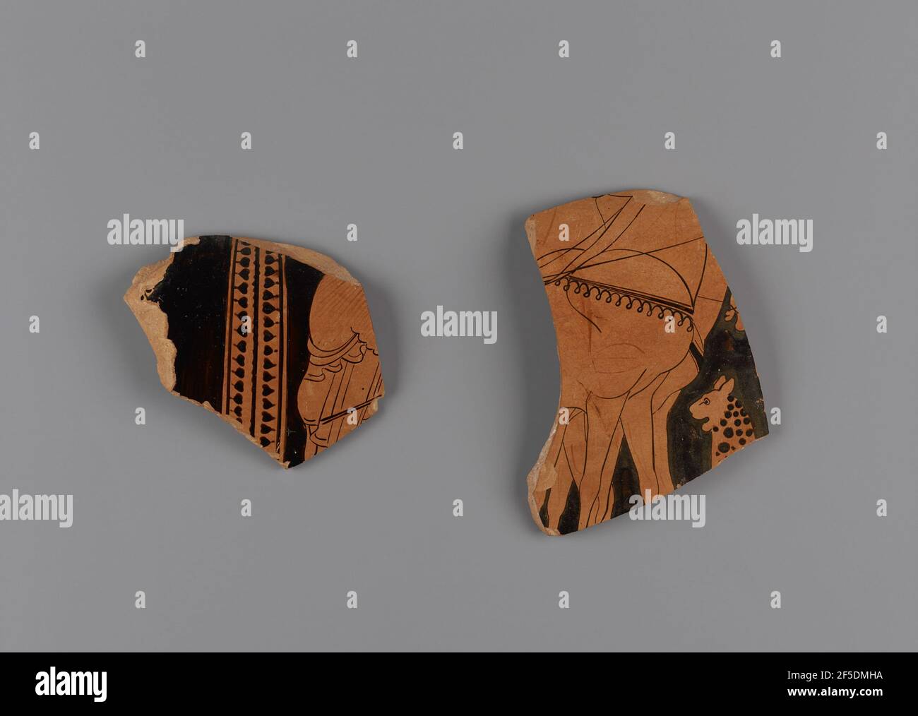 Attic Red-Figure Column Krater Fragment. Near the Eucharides Painter ...