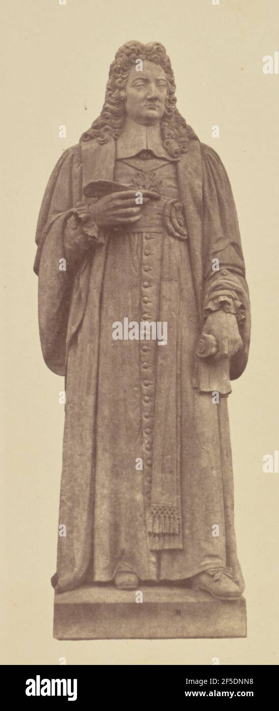 "D'Aguesseau", Statue by Louis Caillouet, Decoration of the Louvre ...
