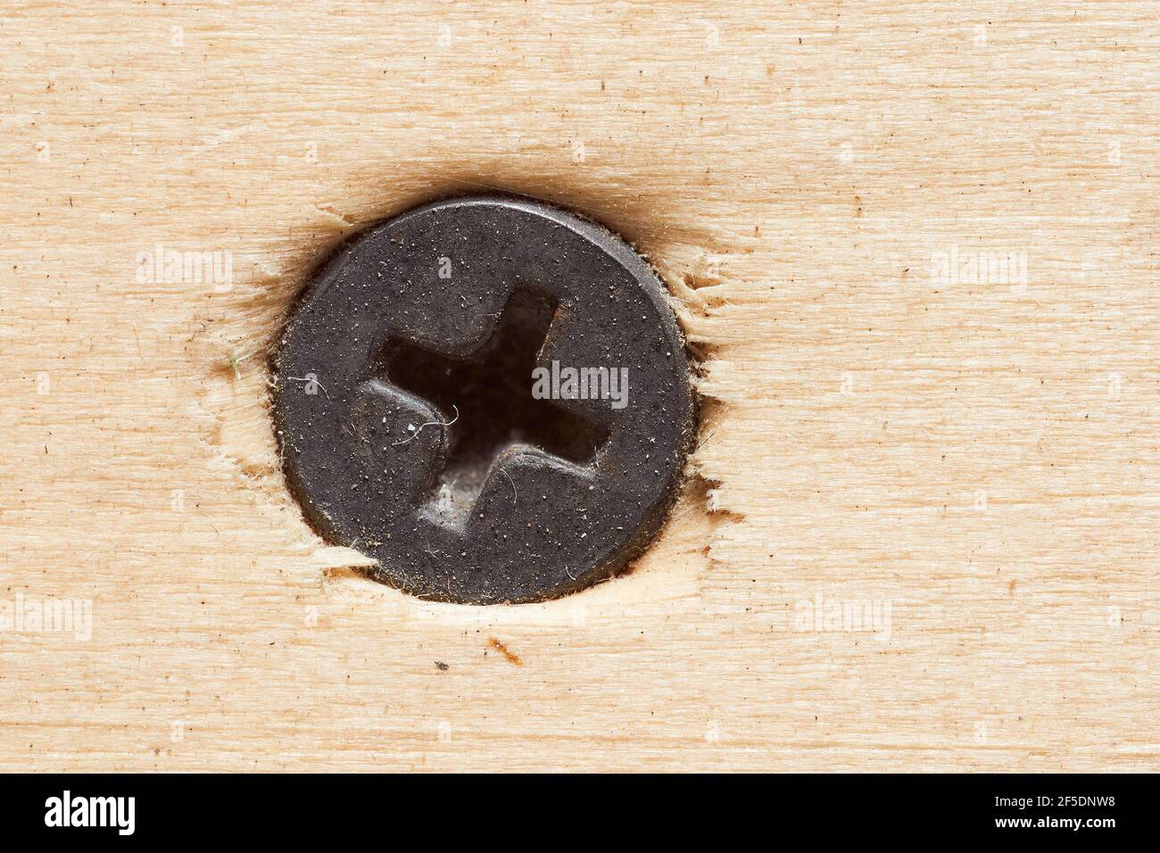 Timber board with screw hi-res stock photography and images - Alamy