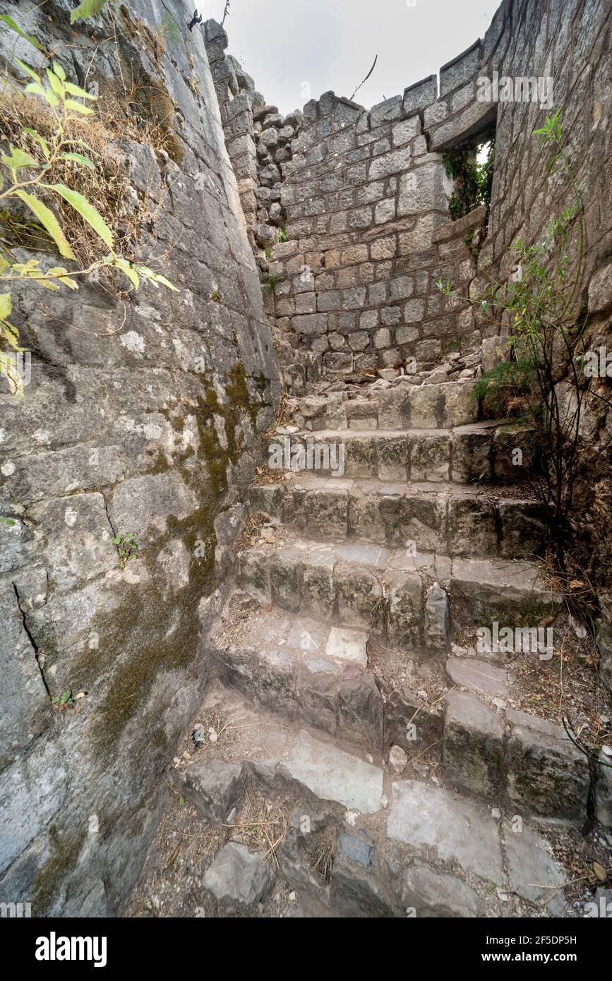 Steep stone steps ancient hi-res stock photography and images - Alamy