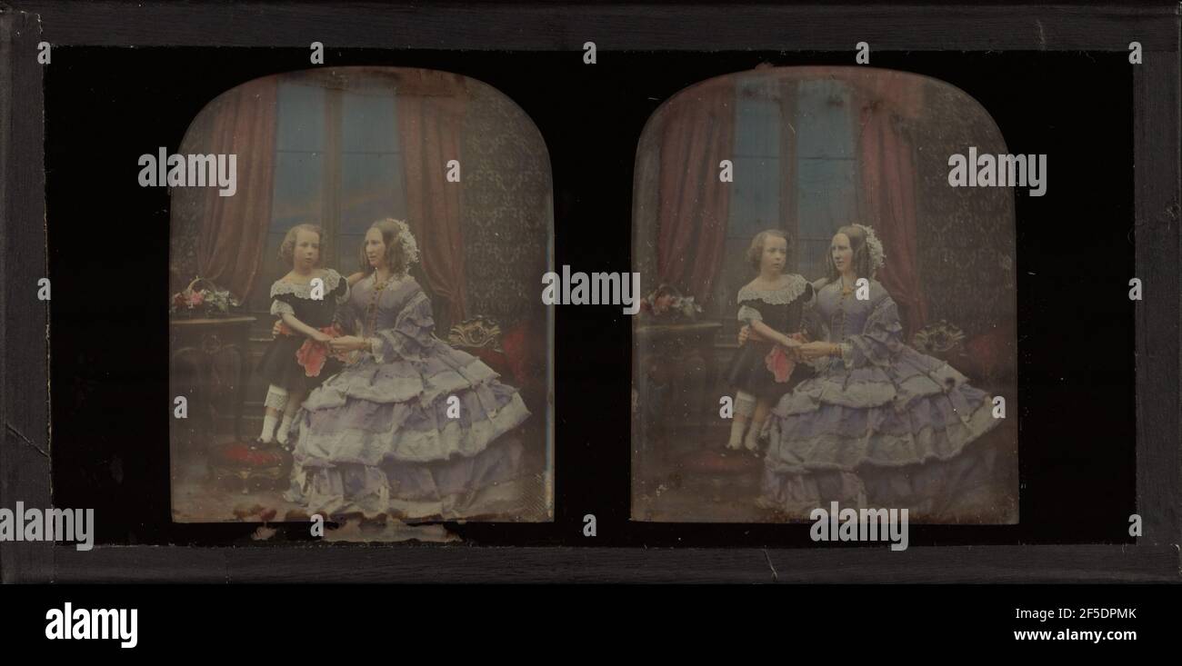 Portrait of Mrs. Charlotte Ellen Chester and her son Frank Charles ...