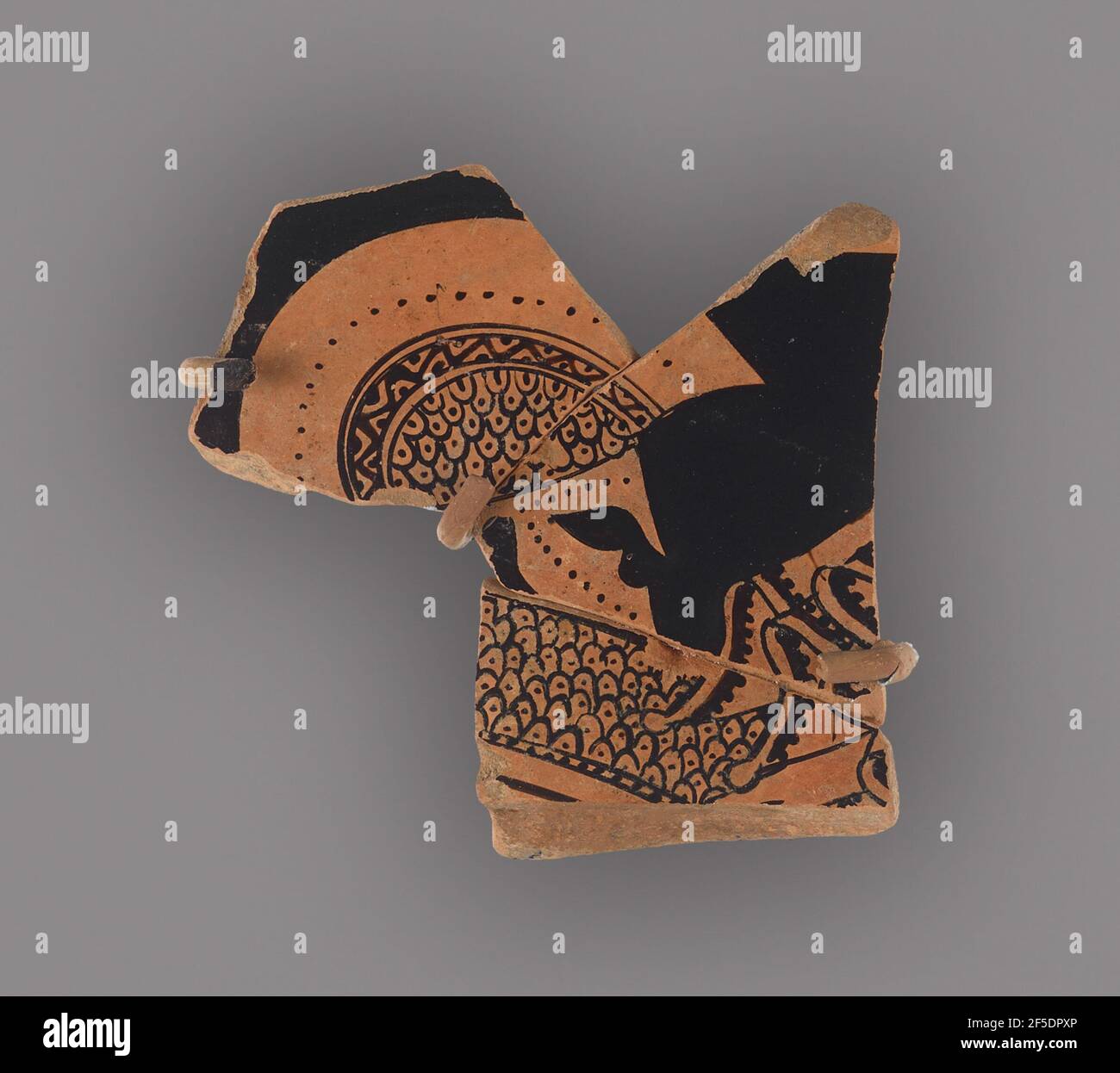 Attic Red-Figure Kylix Fragment. Attributed to the Triptolemos Painter ...