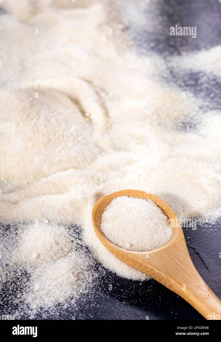 Collagen powder scoop background hi-res stock photography and images ...