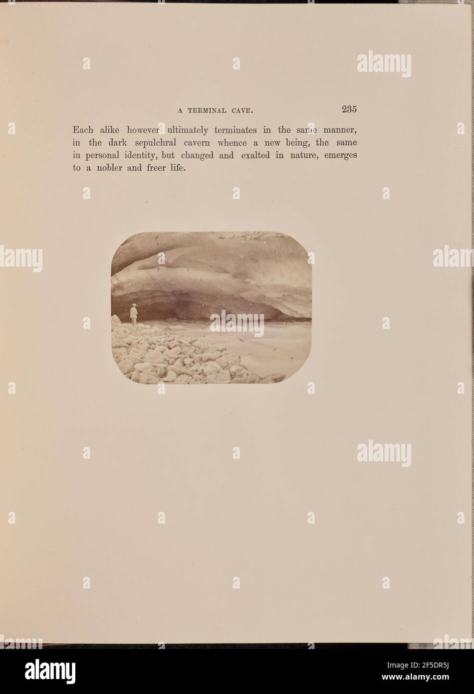 Terminal Cave of the Unter Grindelwald Glacier. Ernest H. Edwards ...