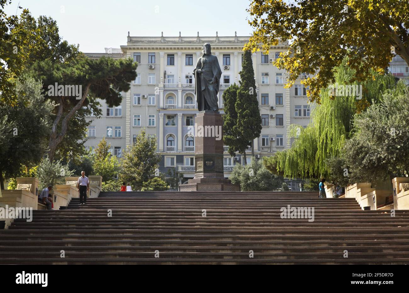 Nizami park in Baku. Azerbaijan Stock Photo - Alamy