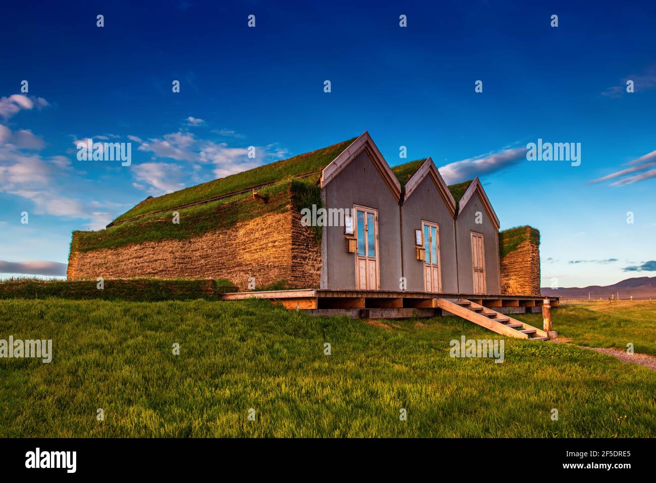Icelandic turf houses Stock Photo - Alamy
