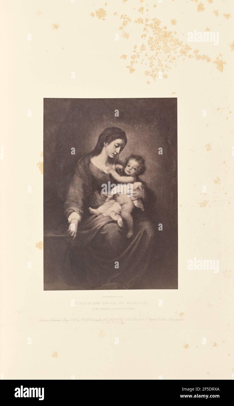 Virgin and Child, by Murillo. Caldesi & Montecchi (British, active ...