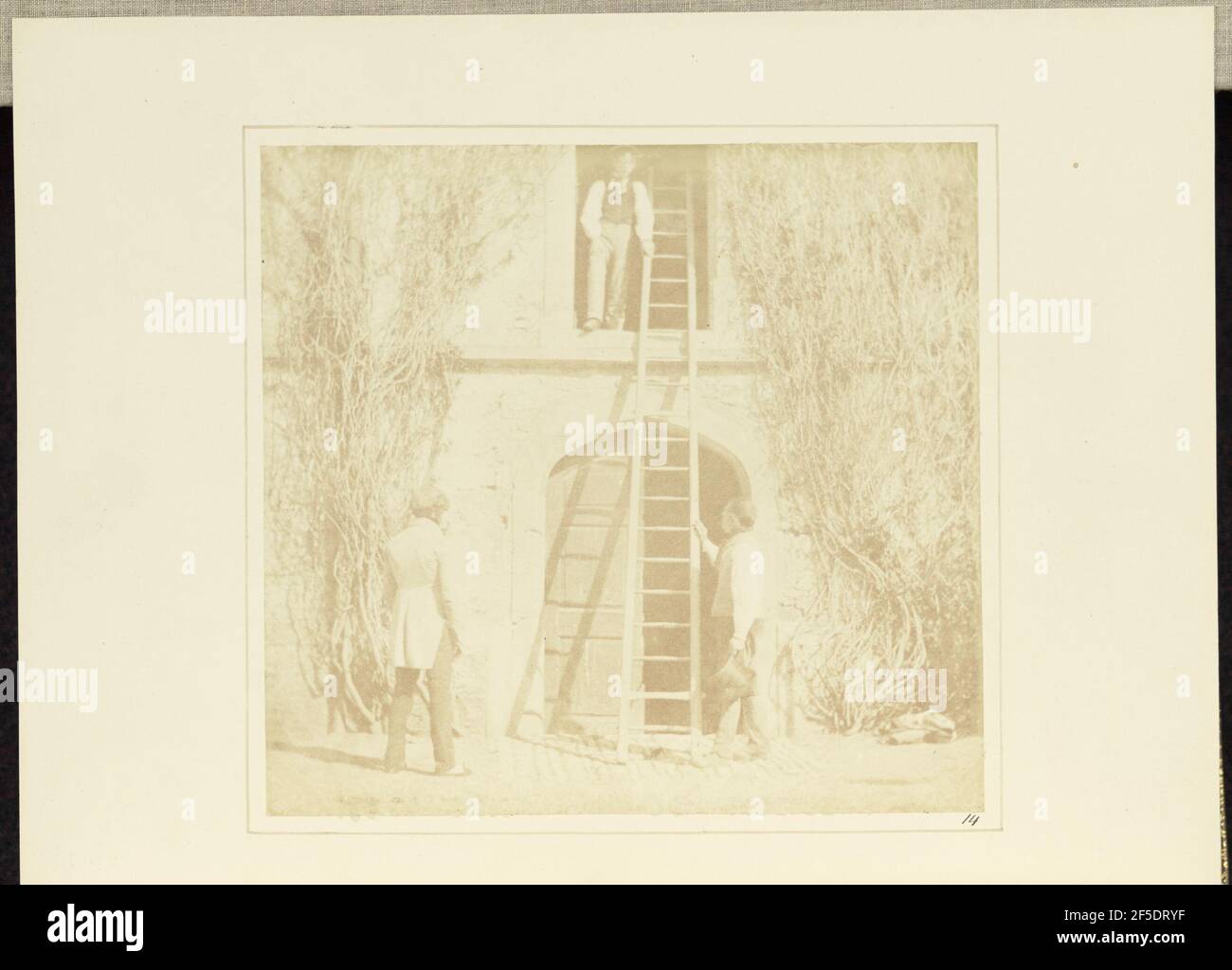 The Ladder. William Henry Fox Talbot (English, 1800 - 1877 Stock Photo ...