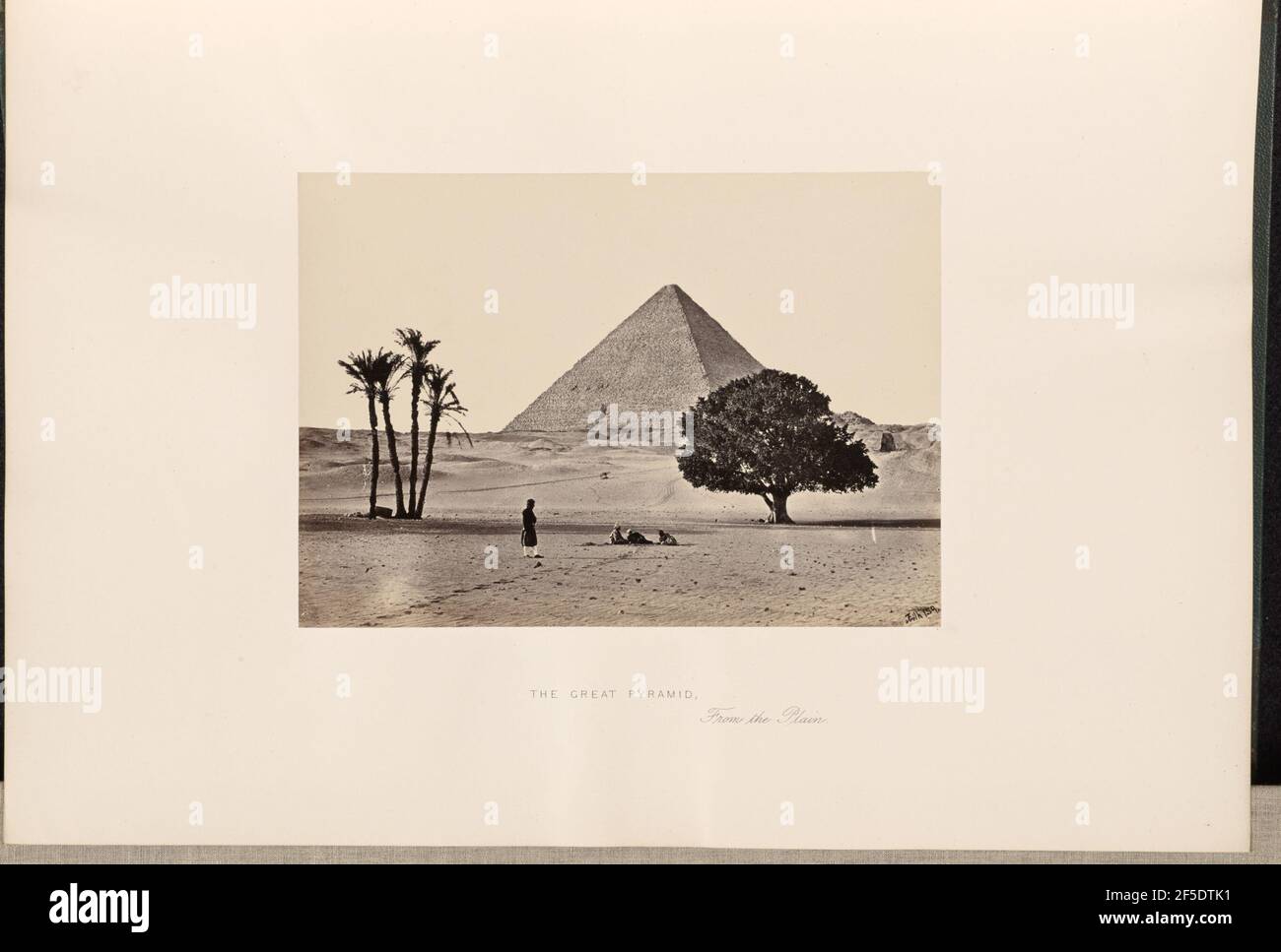 The Great Pyramid, From the Plain. Francis Frith (English, 1822 - 1898 ...