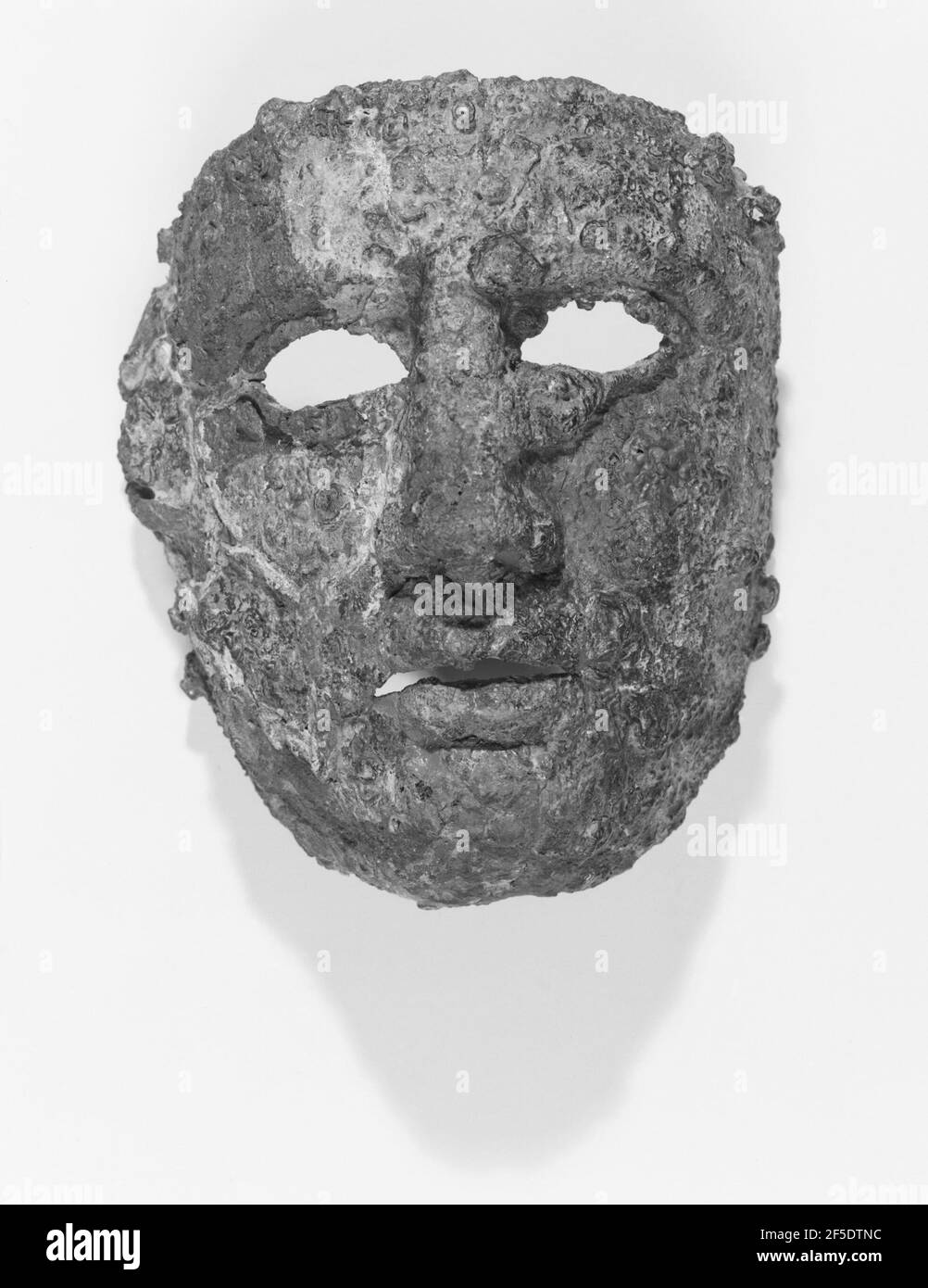 Mask of a Male Face. Unknown Stock Photo - Alamy
