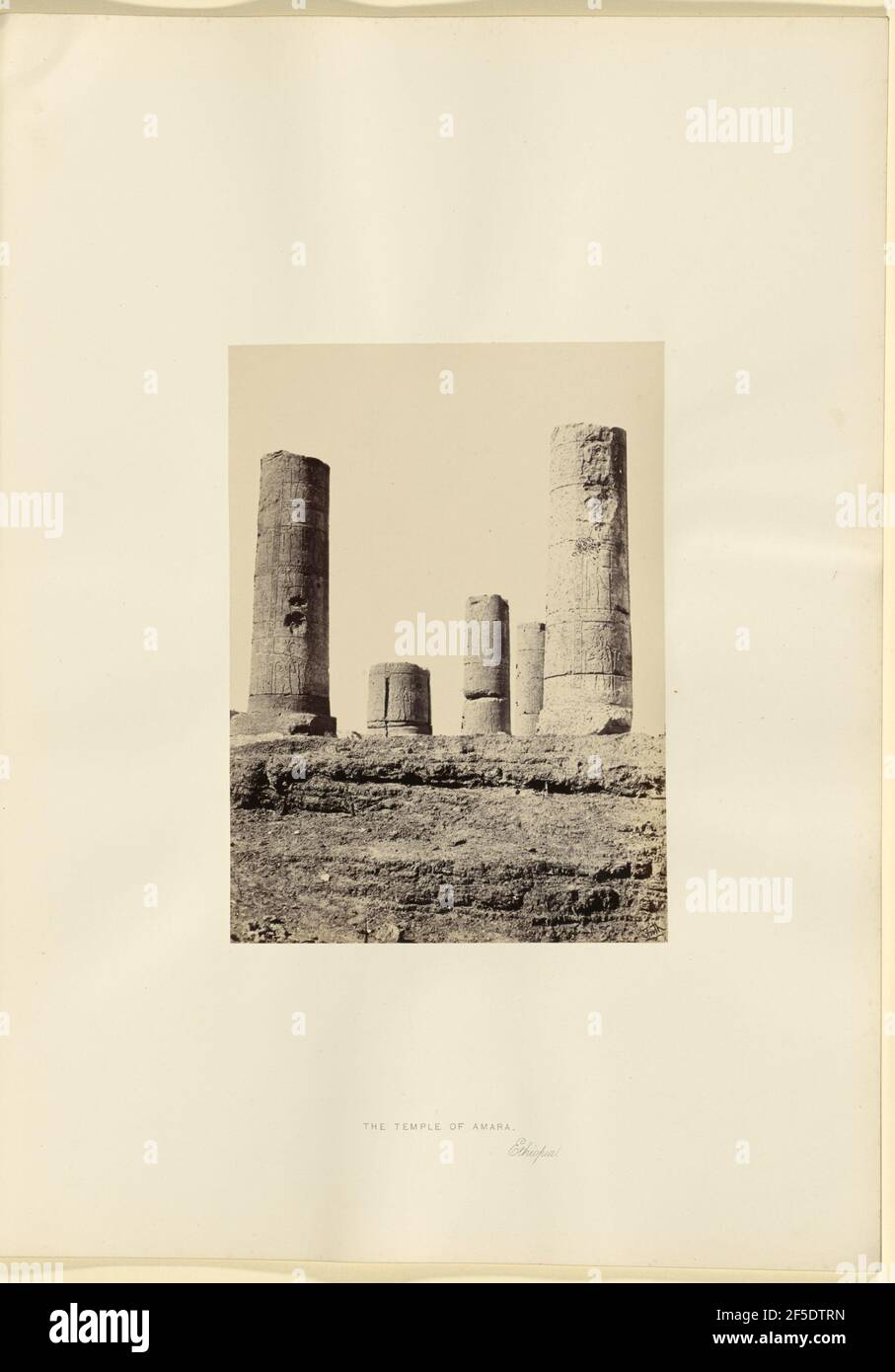 The Temple of Amara, Ehtiopia. Francis Frith (English, 1822 - 1898 ...
