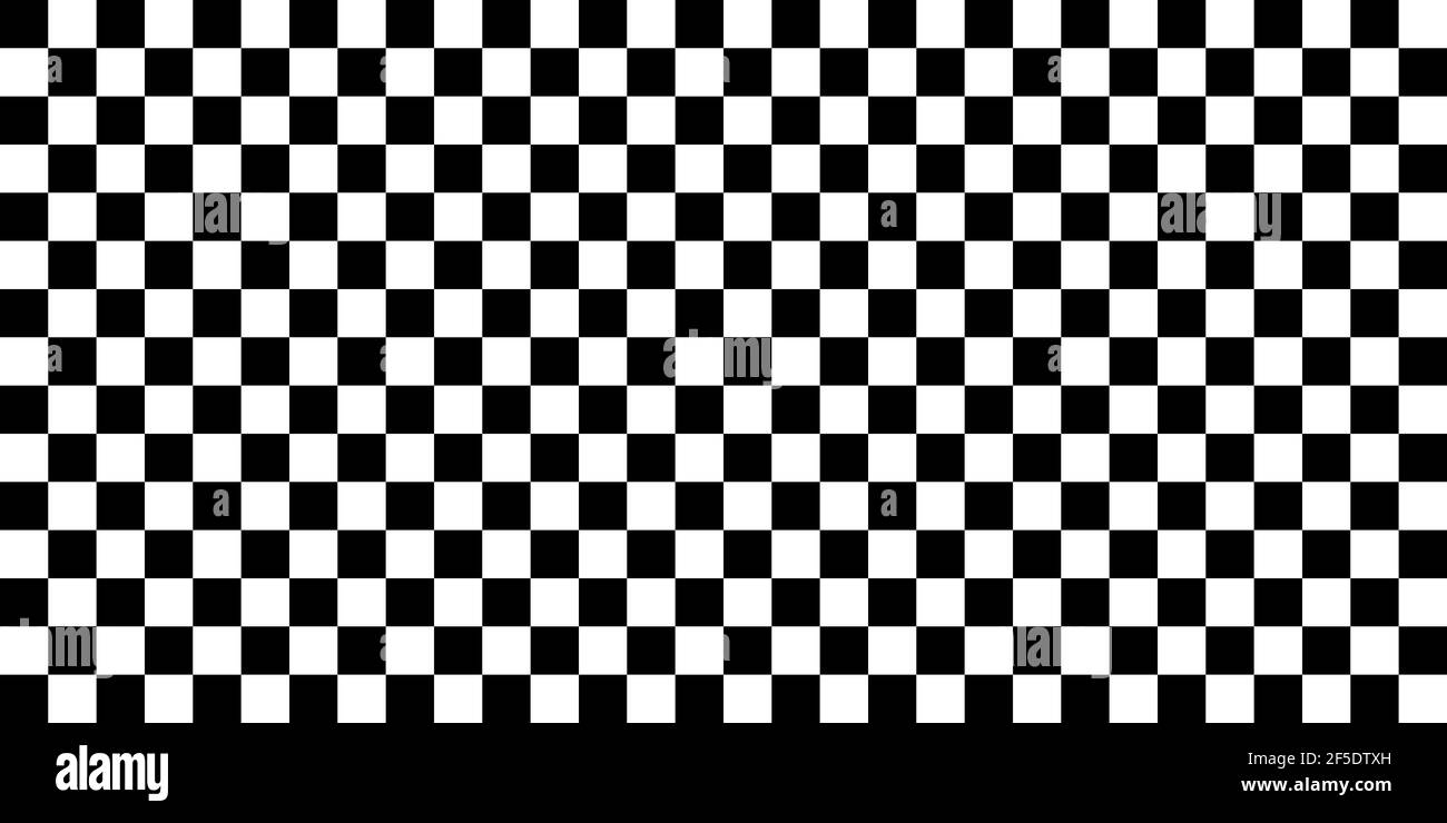 Horizontal checkered or racing flag. Race background. Checkered ...