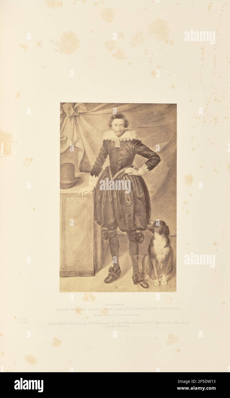 Henry Duc of Guise (Died 1588), by F. Porbus the Younger. Caldesi ...