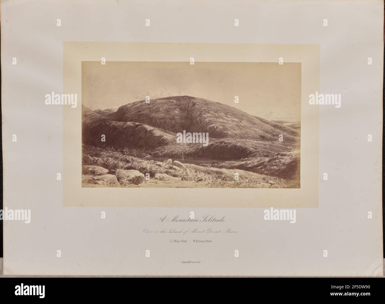 A Mountain Solitude. William Notman (Canadian, born Scotland, 1826 ...