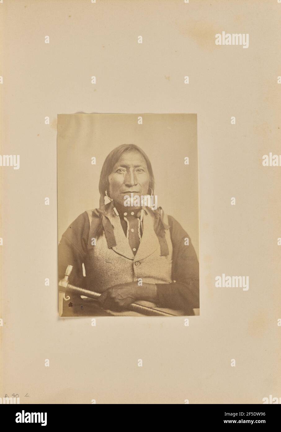 Kiowa Prominent Chief Lone Wolf Gui-pah-go. William Stinson Soule ...