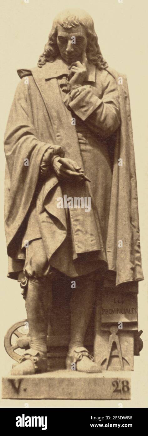 "Pascal", Statue by François Lanno, Decoration of the Louvre, Paris ...