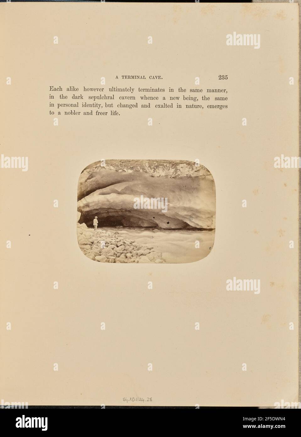 Terminal Cave of the Unter Grindelwald Glacier. Ernest H. Edwards ...