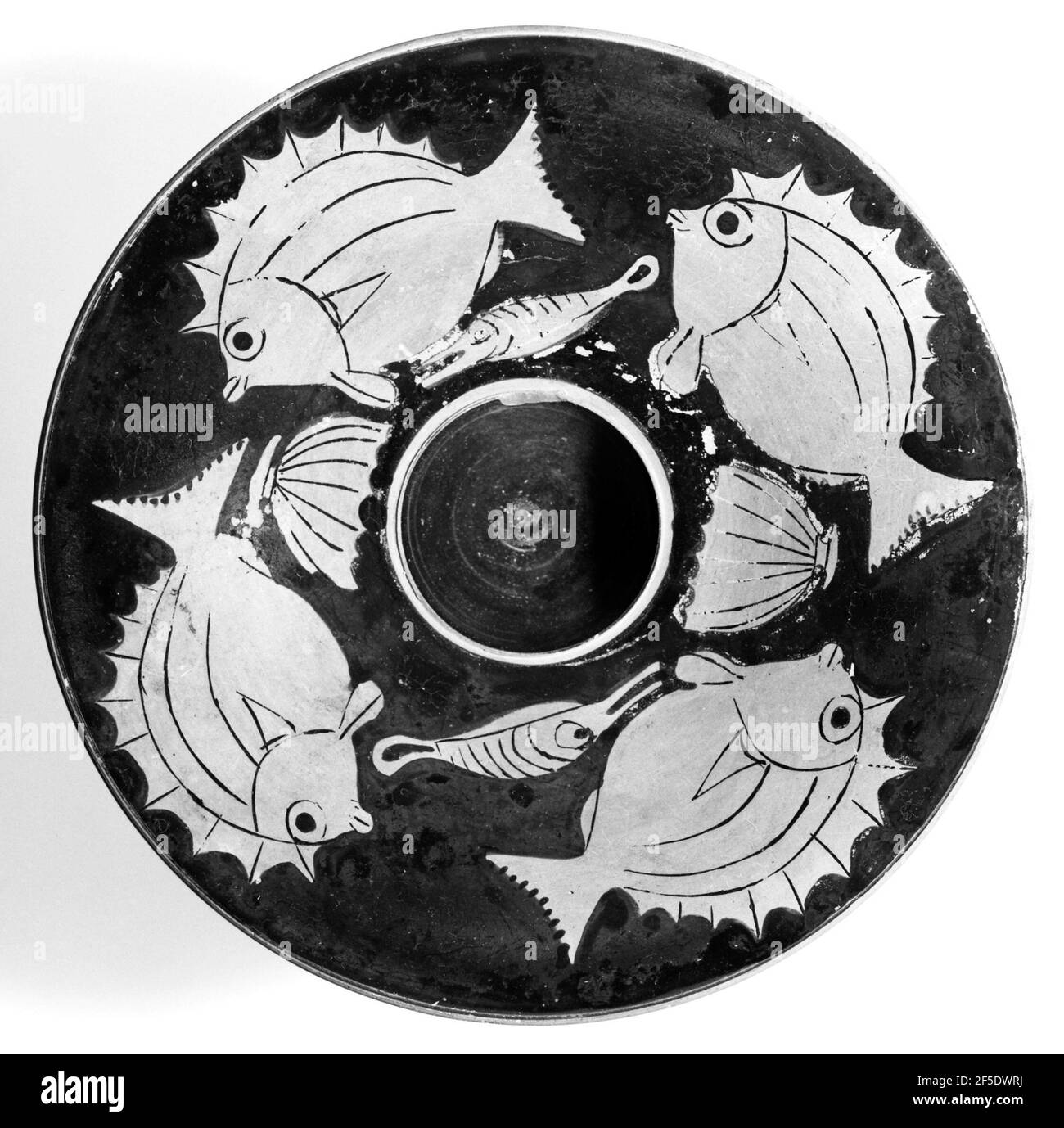 Apulian Fish-Plate. Attributed to Scottsdale Painter (Greek (Apulian ...