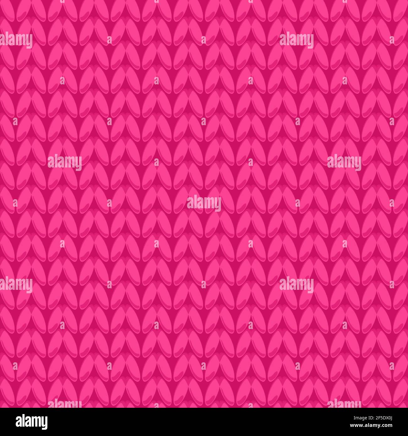 Knitted fabric pink texture. Seamless pattern Vector stock Cute surface ...