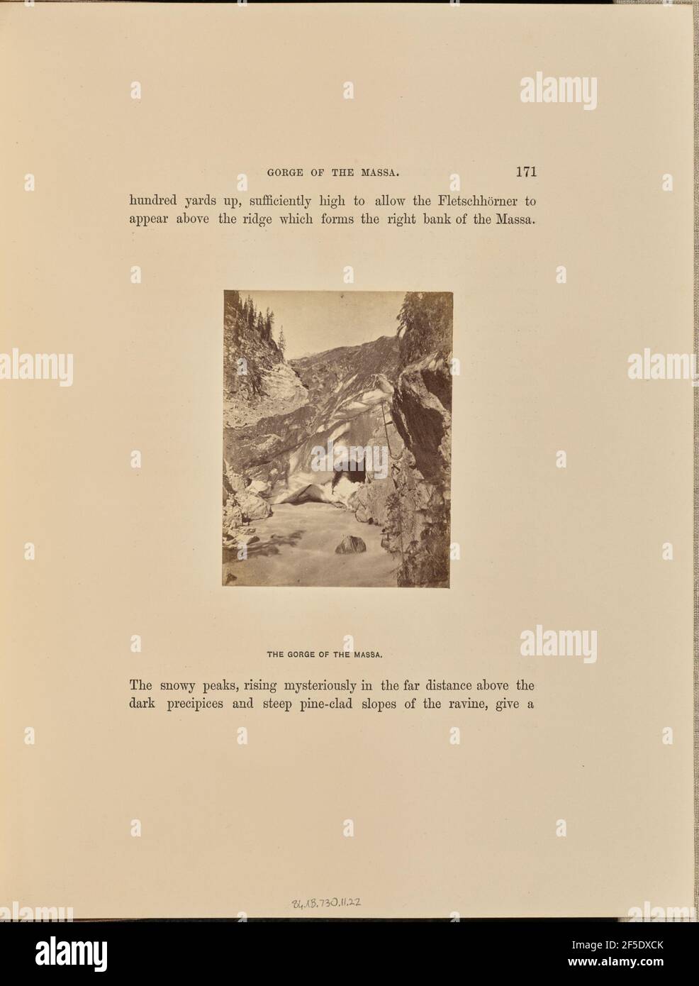 The Gorge of the Massa. Ernest H. Edwards (British, 1837 - 1903 Stock ...