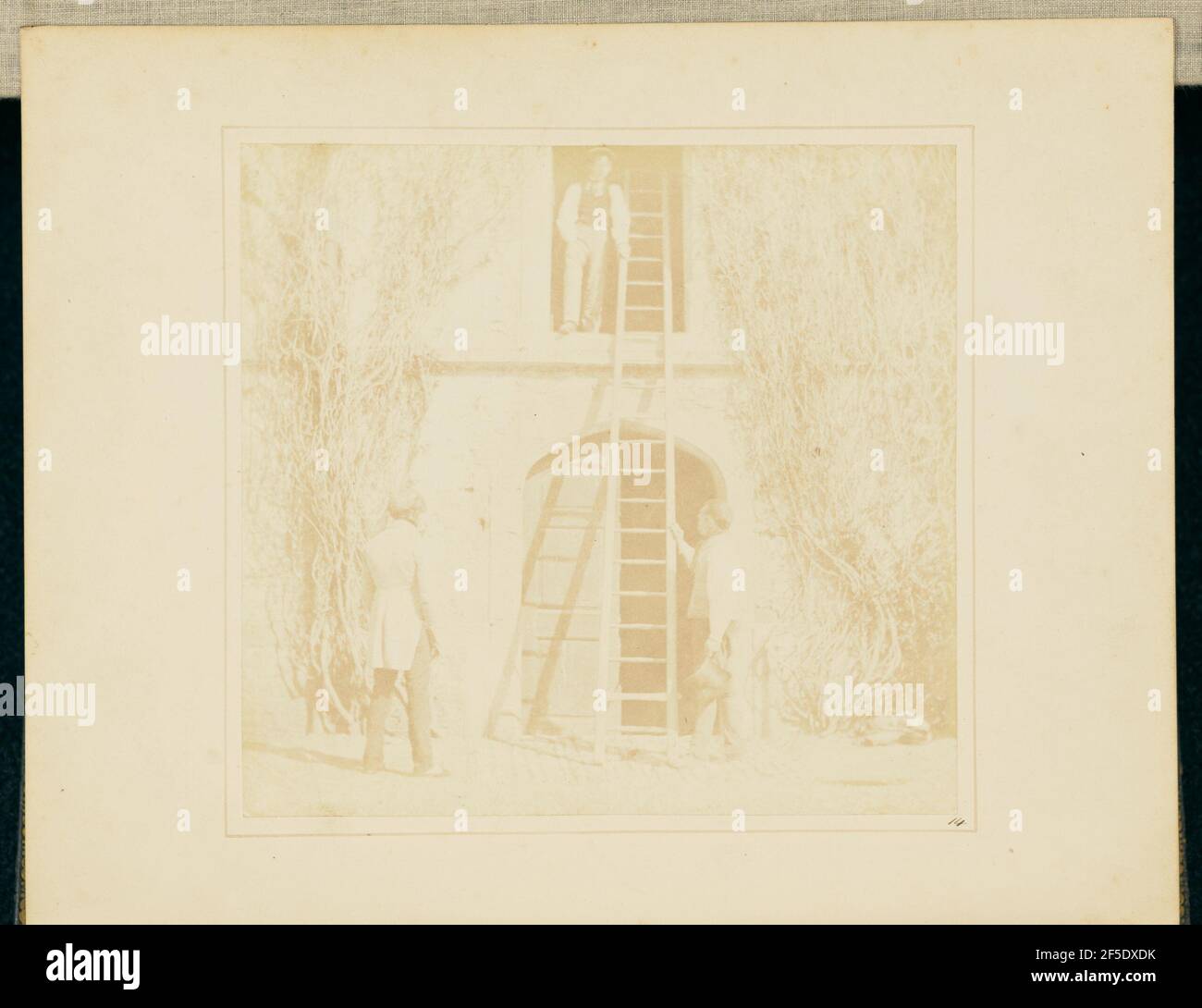 The Ladder. William Henry Fox Talbot (English, 1800 - 1877 Stock Photo ...