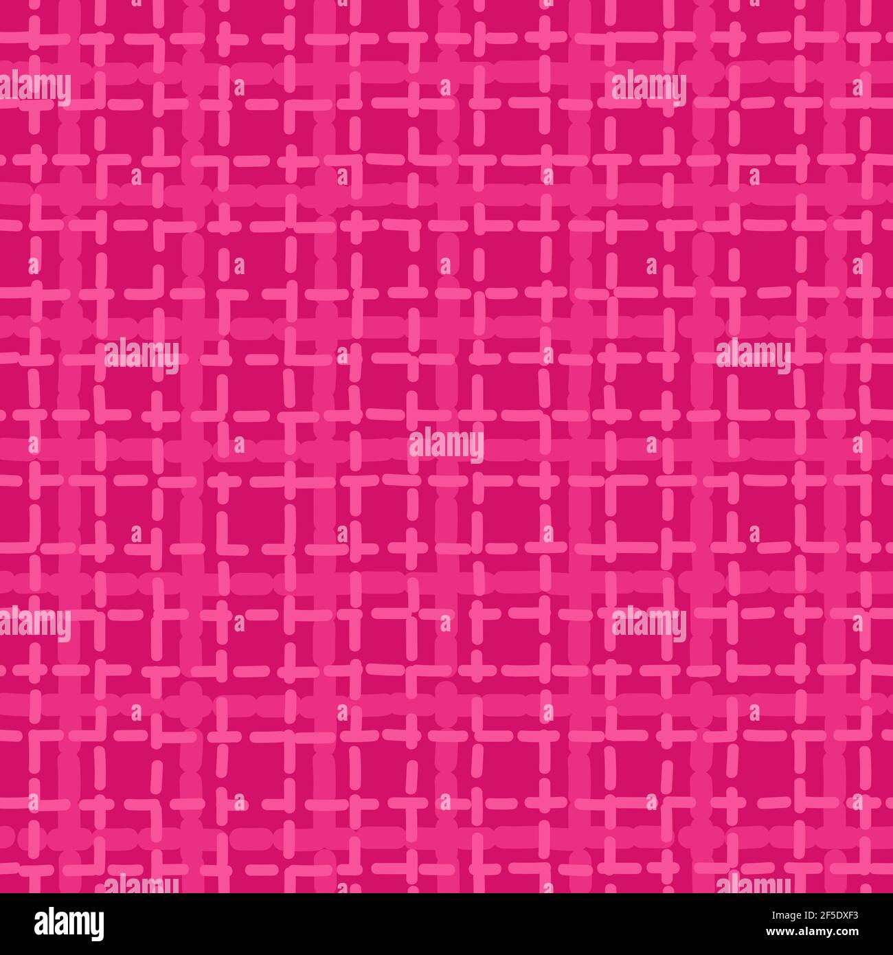 Pink color checkered fabric texture Seamless pattern. Vector stock Cute ...