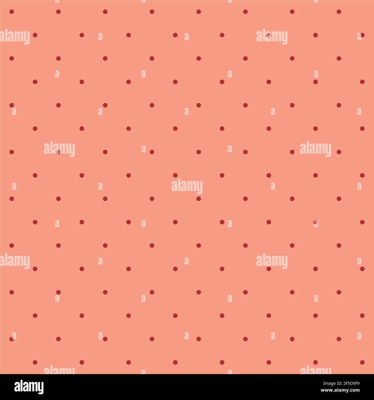 Peach Polka Dot Wallpaper
