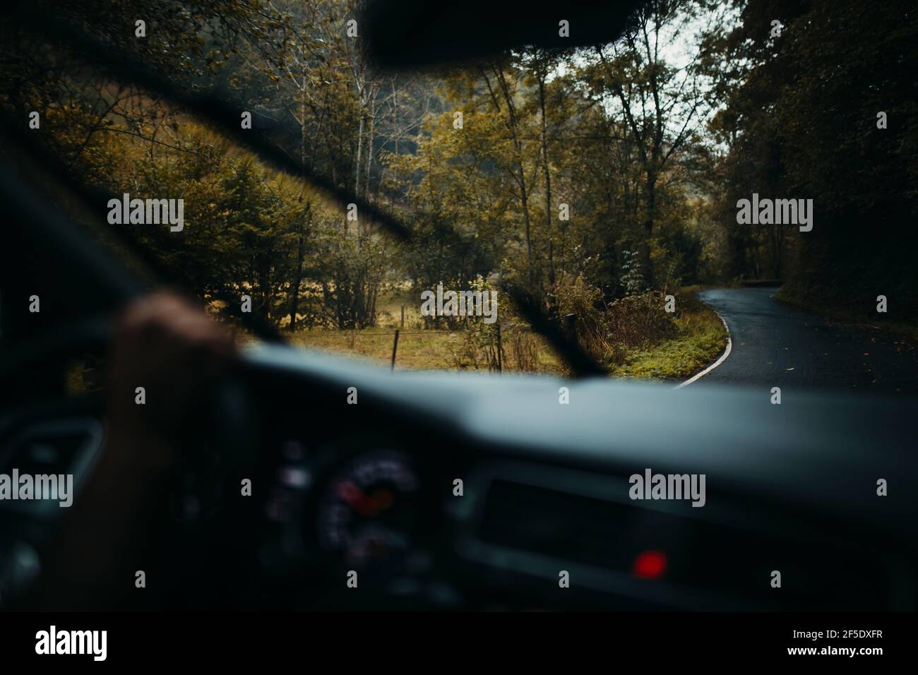 Car driver point of view hands wheel hi-res stock photography and ...