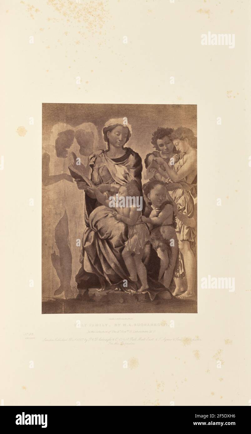 Holy Family, by M.A. Buonarrotti. Caldesi & Montecchi (British, active ...