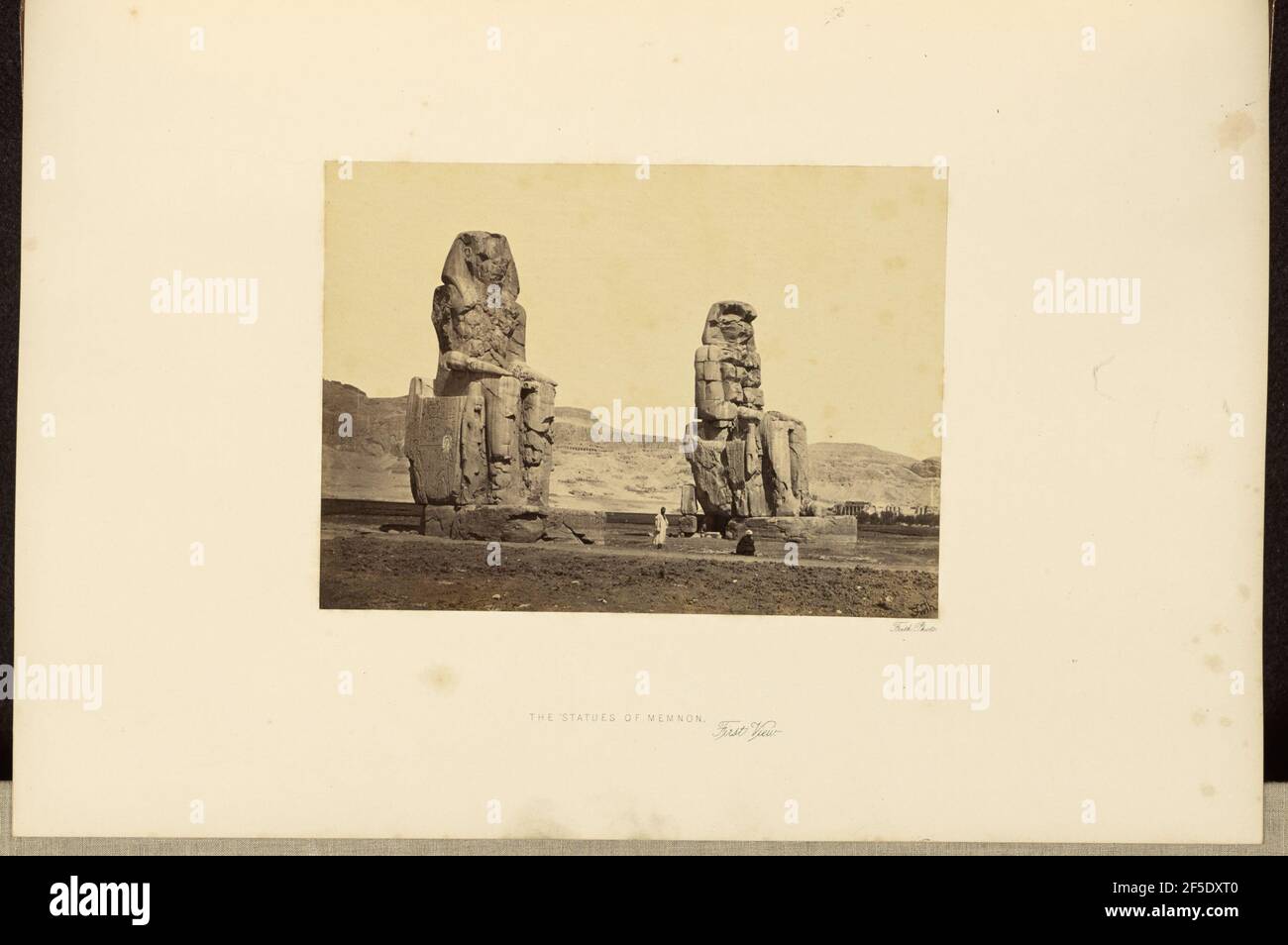 The Statues of Memnon, First View. Francis Frith (English, 1822 - 1898 ...