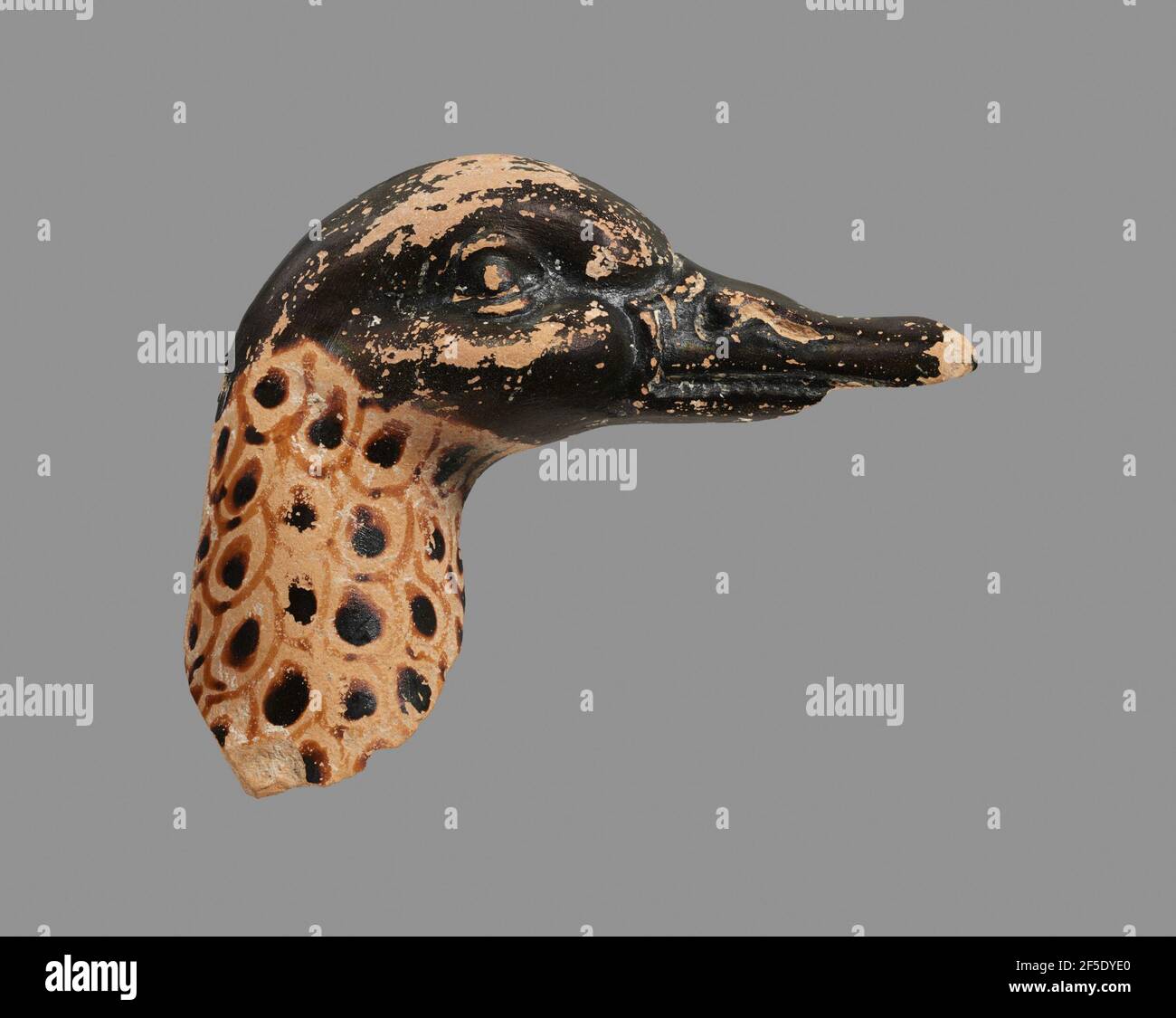One fragment of a Duck Askos. Attributed to the Clusium Group (Etruscan ...