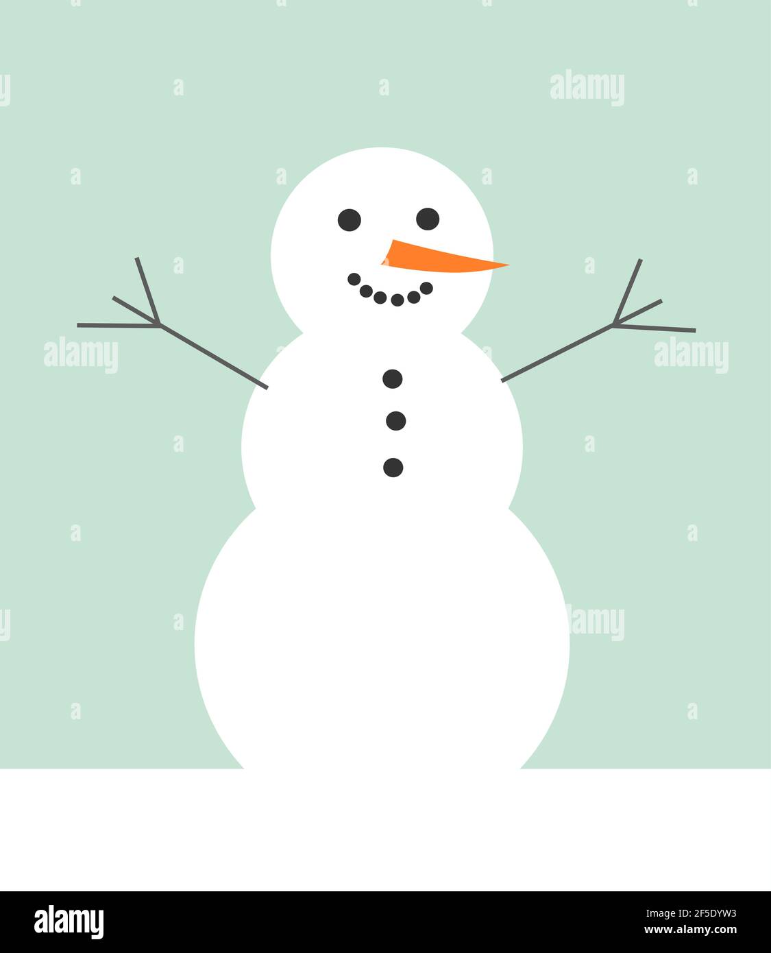 Snowman. Winter season vector illustration Stock Vector Image & Art - Alamy