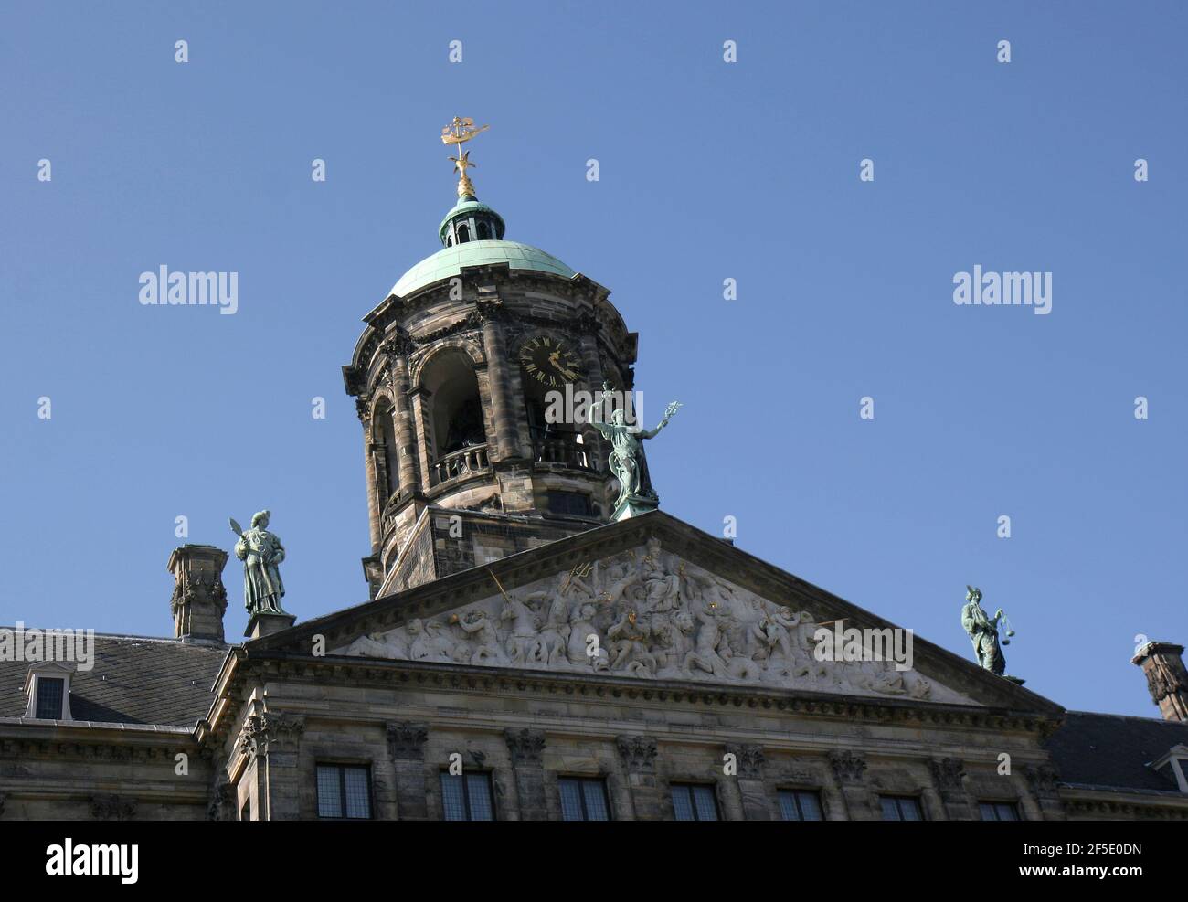 Roof Details of Royal Palace in Amsterdam,Netherlands Stock Photo - Alamy