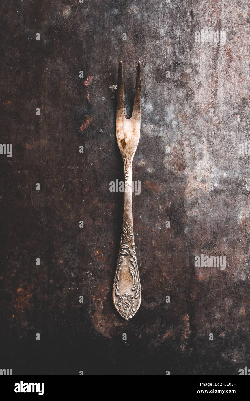 Old metal fork hi-res stock photography and images - Alamy
