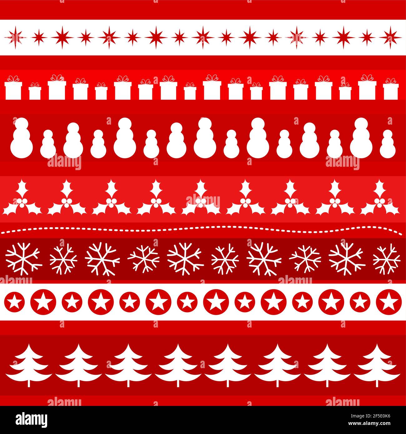 Christmas ornament pattern. Vector illustration Stock Vector Image ...