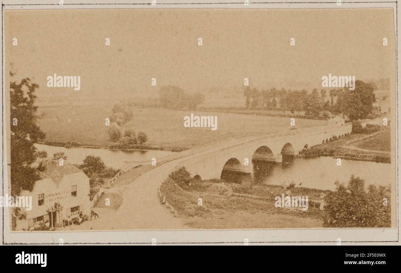 Shillingford Bridge. Henry W. Taunt (British, 1842 - 1922 Stock Photo ...